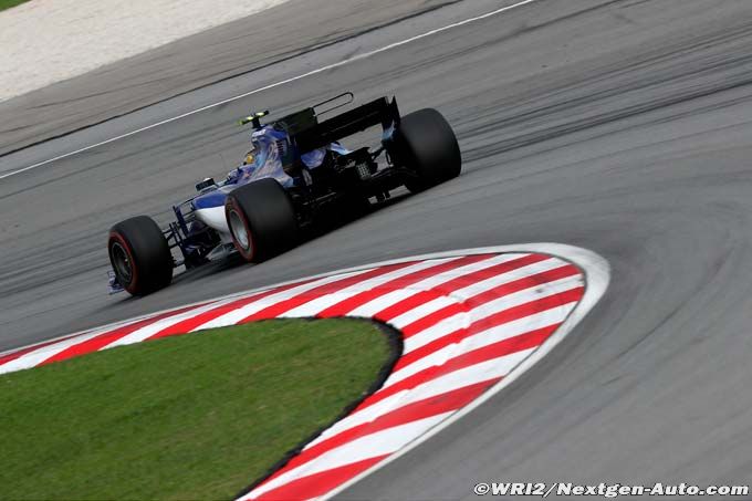 Sauber a progressé avec un nouvel aileron avant