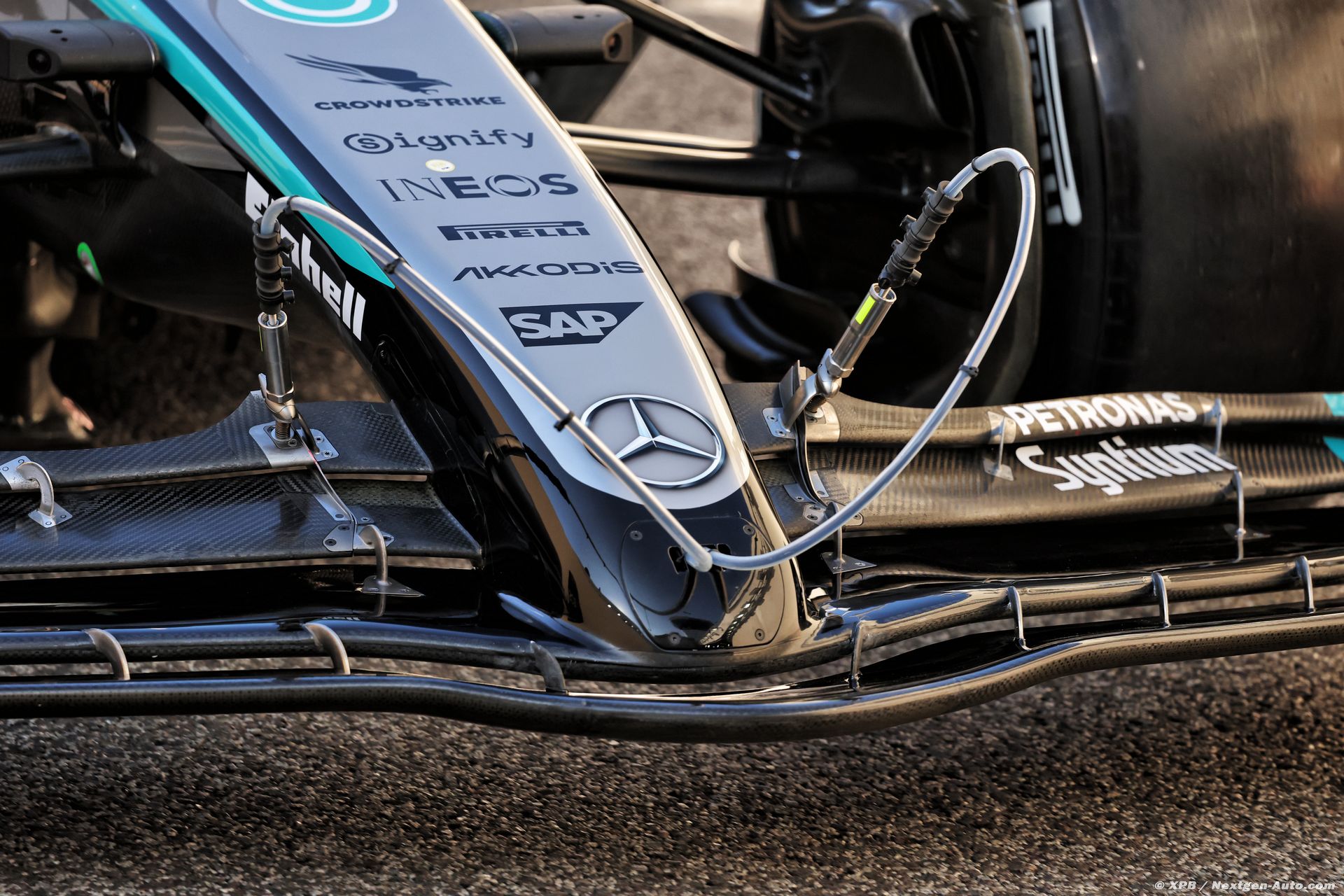 Les prototypes d'aérodynamique active des F1 de 2026 apparaissent en ...